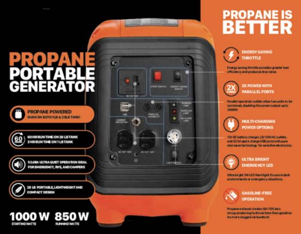 ALP Propane Generator: ALP 1000 Watt Propane Generator Review