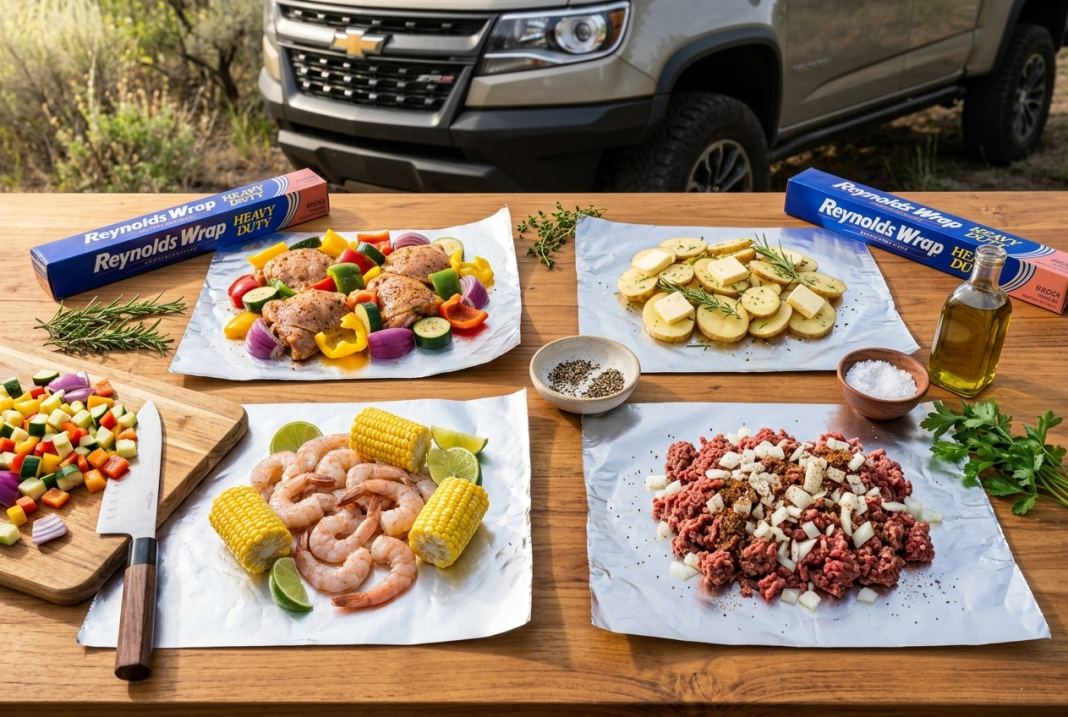 Foil Packet Camping Recipes: 25 Flat-Pack Overland Meals