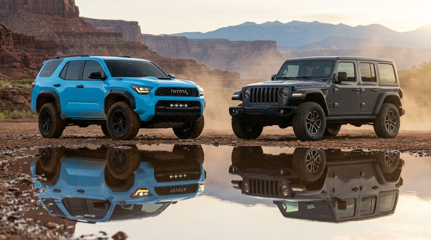 2026 Jeep Wrangler vs 2026 Toyota 4Runner: Off-Road Showdown